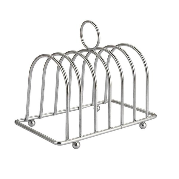 6 Slot Stainless Steel Toast Bread Rack | Woolworths