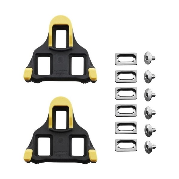 Shimano SM-SH11 SPD SL Yellow Cleat Set - Floating Mode - Yellow ...