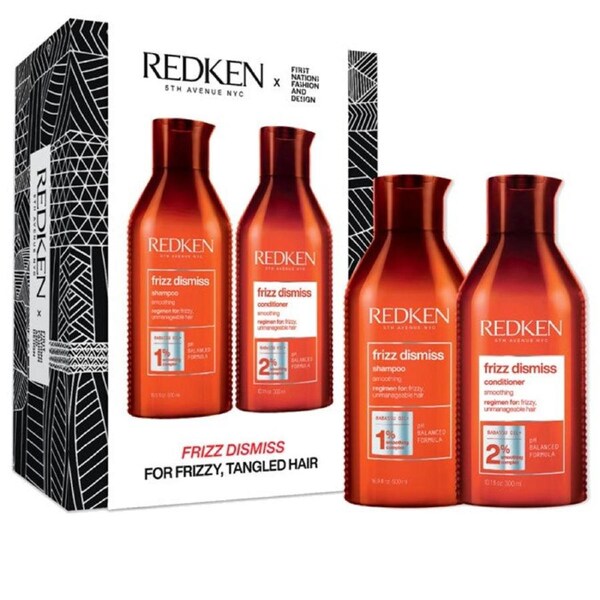 Redken Frizz Dismiss Smoothing Shampoo & Conditioner 300ml Duo | Woolworths