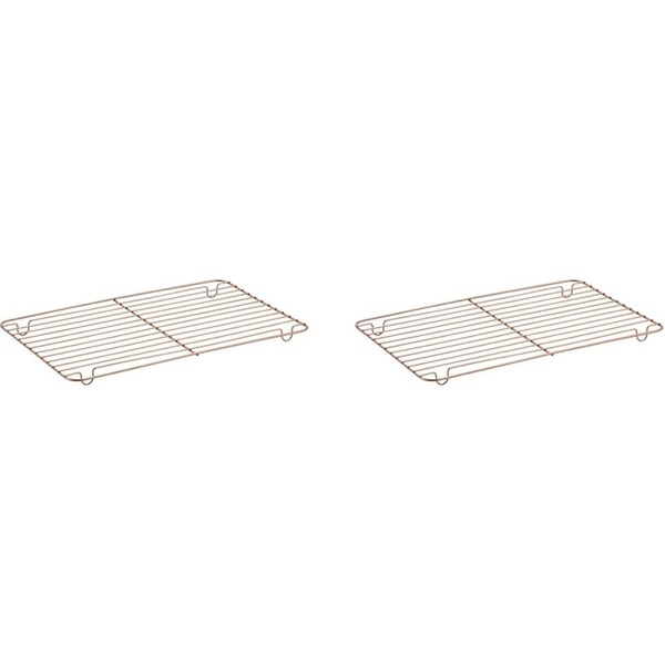 2PK Wiltshire Rose Gold Non-Stick Smart Stack Kitchen Cooling Rack ...