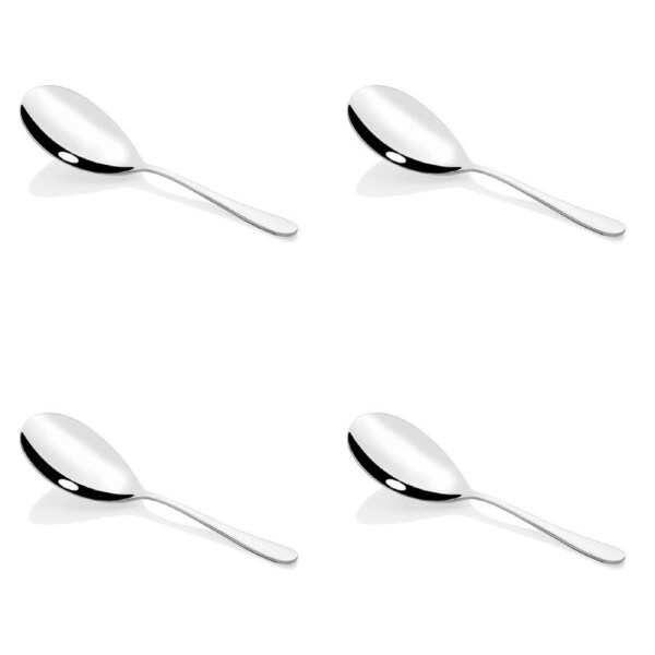 4PK Stanley Rogers Albany Stainless Steel Rice Fluffer Serving Spoon ...