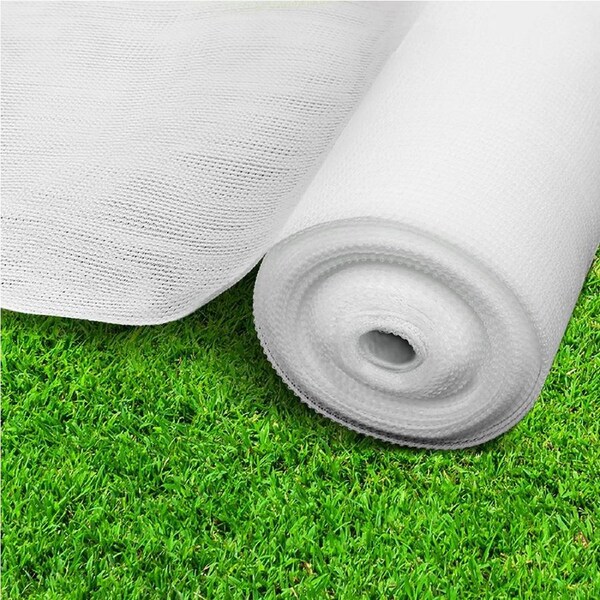 1.83x50m InstaHut 50% Shade Cloth Shadecloth Garden White | Woolworths