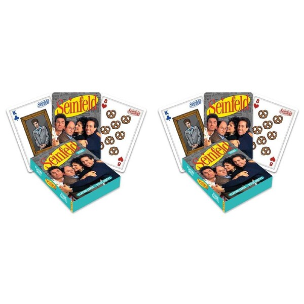 2PK Aquarius Seinfeld Icons Playing Card Poker Party Family Gaming ...