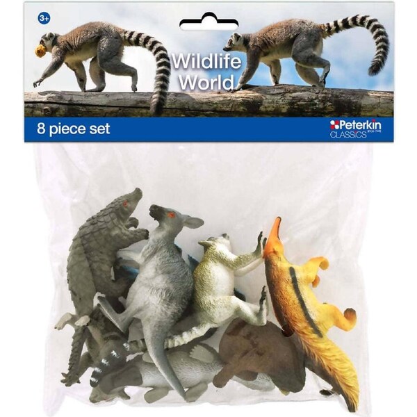 Peterkin - Classics Wildlife World 8 Piece Figure Set | Woolworths