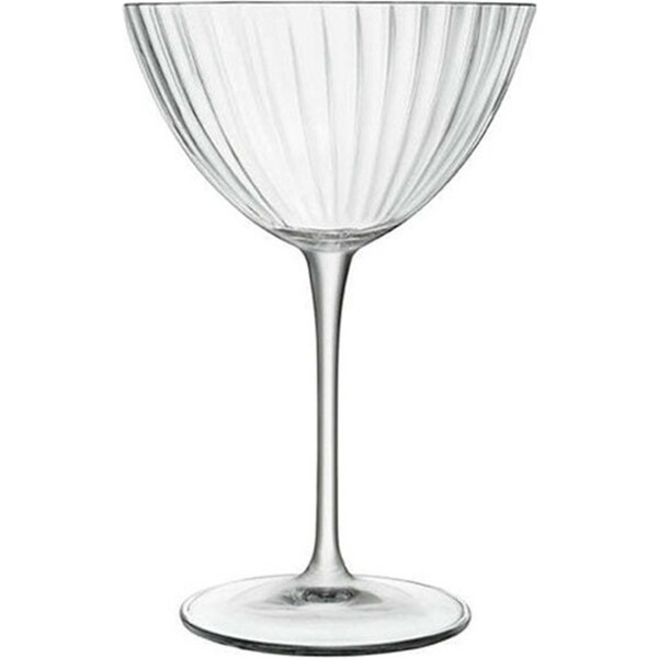 4pc Luigi Bormioli Optica 200ml Martini Cocktail Glasses Drink Stemware ...