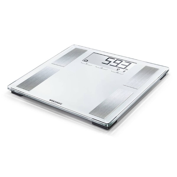 Soehnle Shape Sense Connect 100 Digital LCD Weigh/Bathroom Scale White ...