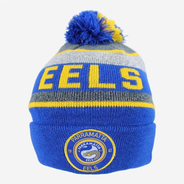 Parramatta Eels NRL Tundra Pom Pom Knit Beanie Hat | Woolworths