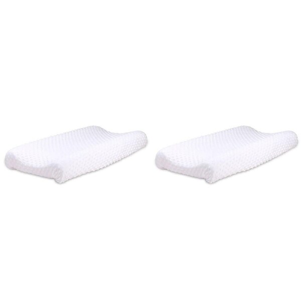 2x Little Haven Infant Polyester Change Pad Cover Sleeve Dot Velour ...