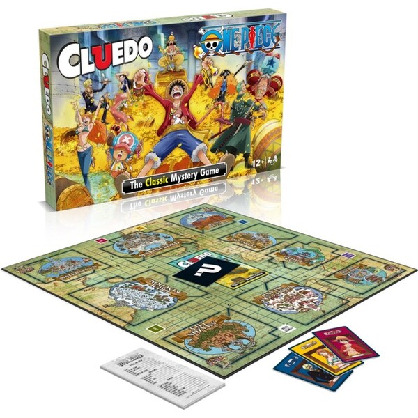 Cluedo One Piece Anime Edition Teens/Family Tabletop Themed Board Game ...