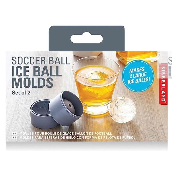Kikkerland Soccer Ice Ball Mould | Woolworths
