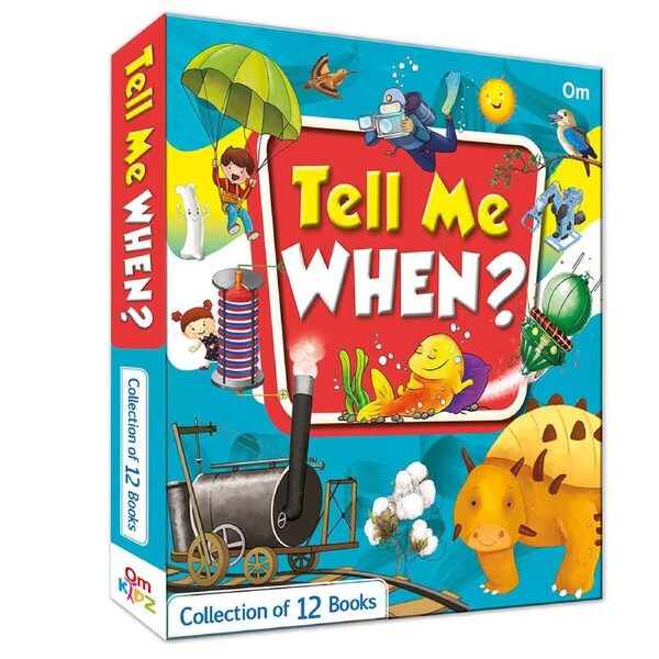 12pc Om Publishing Tell Me When? Educational Reading Book Collection ...
