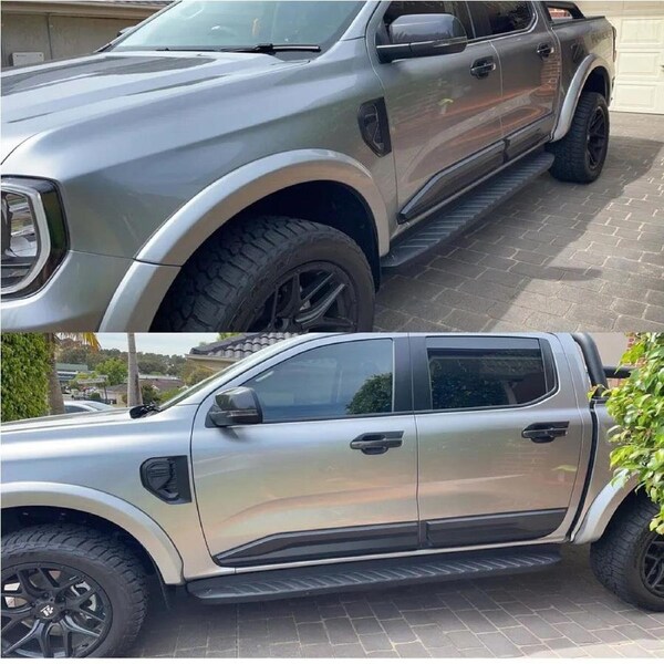 Side Door Body Cladding Guard For Ford Ranger 2022- 2024 The Next Gen ...