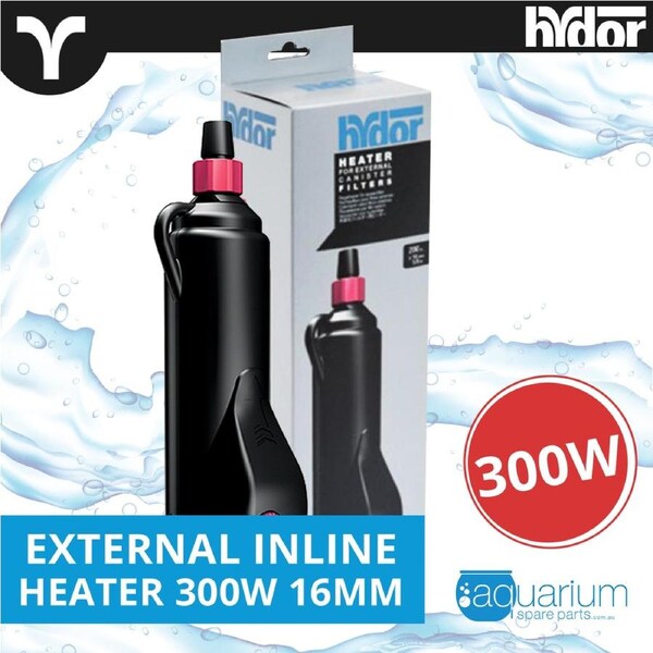 Hydor External Inline Heater 300w 16mm (T08202) | Woolworths