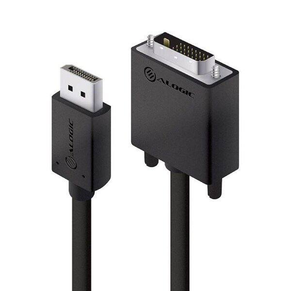 [DP-DV4K-01-ACTV] Alogic 1m Active DisplayPort to DVI-D Cable with 4K ...