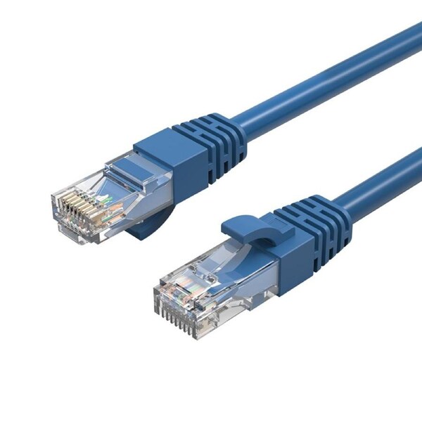 [RC6-030-BL] Cruxtec 3m Blue CAT6 Network Cable 26AWG OFC(Oxygen Free ...