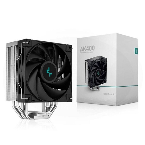 [R-AK400-BKNNMN-G-2] DeepCool AK400 Zero Dark CPU Cooler 4 Heatpipes ...