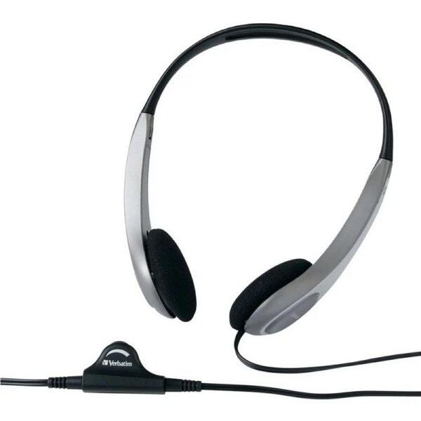 [41645] Verbatim Multimedia Headset with Volume Control Headphone Ideal ...
