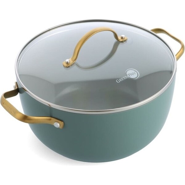 GreenPan Padova Covered Casserole Dish 24cm Home Kitchen Cookware Non ...