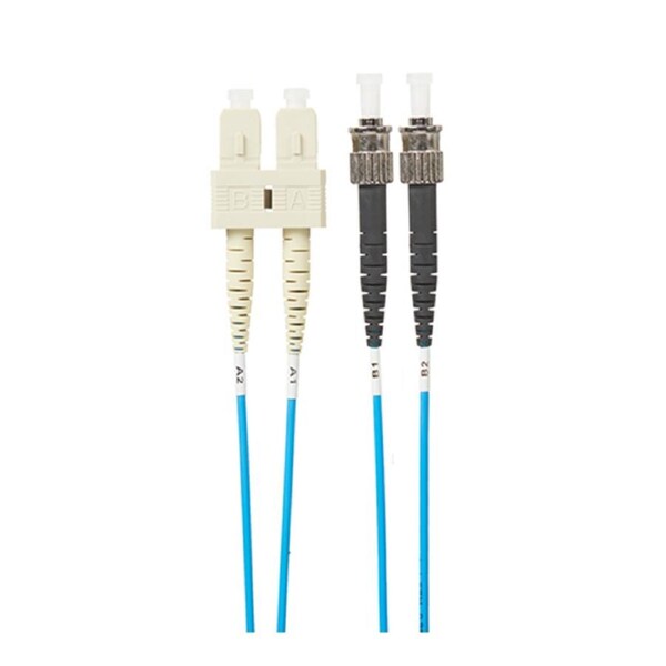 5M Sc St Om4 Multimode Fibre Optic Cable Blue | Woolworths