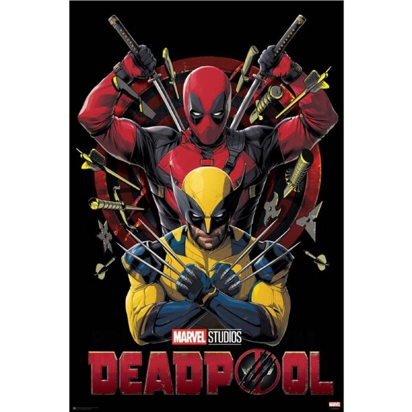 Marvel Deadpool and Wolverine Movie Poster | Woolworths