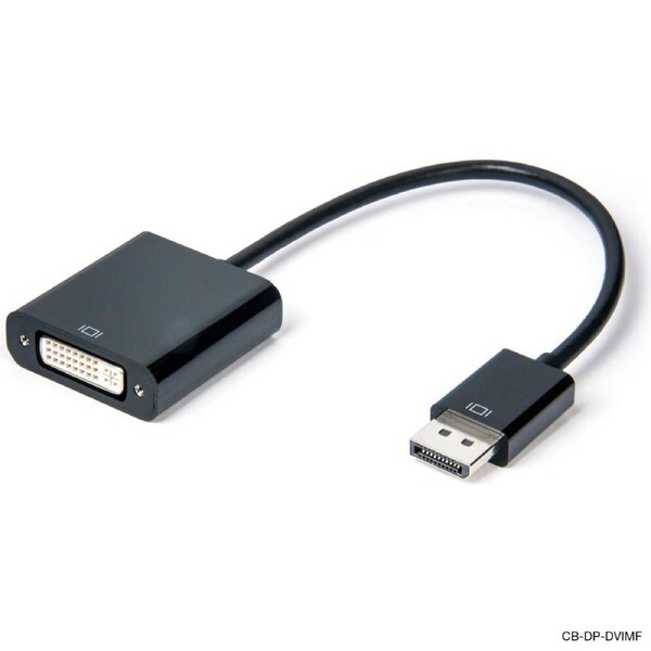 Connect Cable Black Male DisplayPort to Female DVI Cable Adapter ...