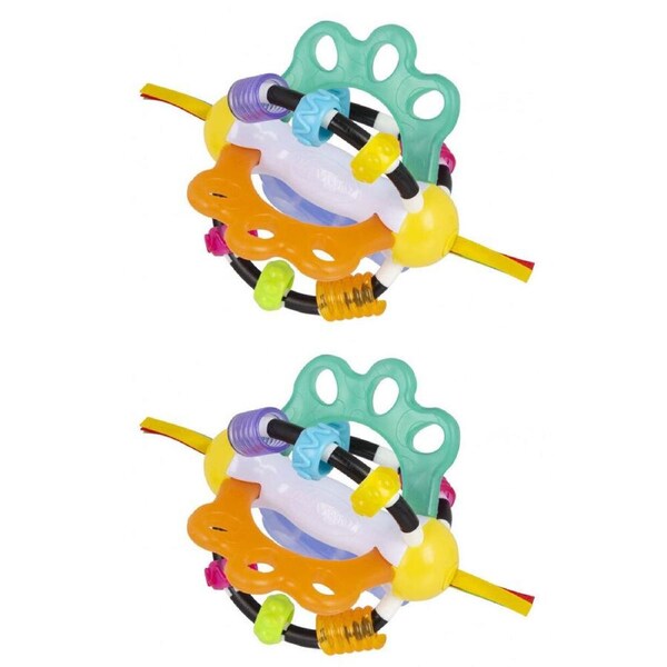 2x Playgro Explor-A-Ball Baby Interactive Activity Sensory Toy ...