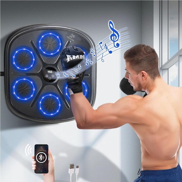 Propulse Smart Punching Boxing Electronic Music Machine Home Training 9 ...
