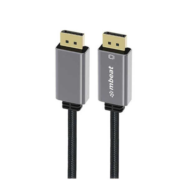Mbeat Tough Link Display Port Cable Space Grey | Woolworths