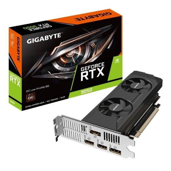 Gigabyte 3050 OC Low Profile 6G Video Card, Low Profile Design with ...