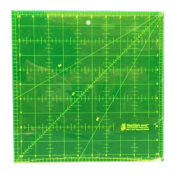 Matildas Own Ruler 10.5 x 10.5 Inch Square for Quilting and Sewing ...