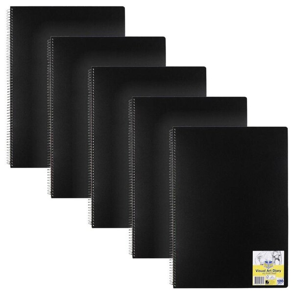 5pc Spirax P703 A3 Visual Art Spiral Diary Writing Stationery 120-Pages ...