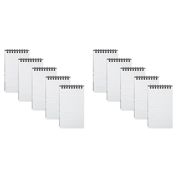 2x 5pc Spirax P541 PP Notebook/Notepad 7mm Ruled 96-Pages Writing Stationery BLK | Woolworths