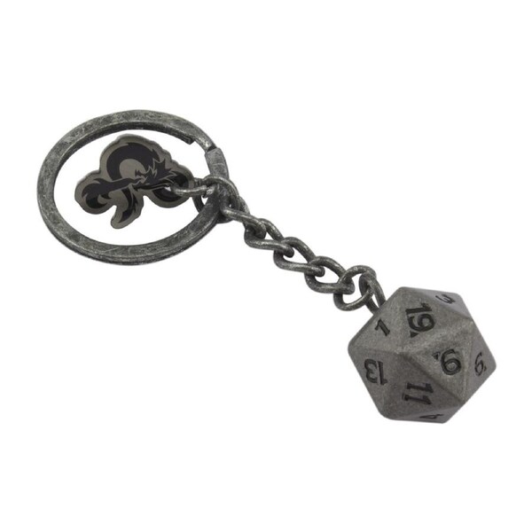 Dungeons & Dragons D20 Dice Keyring Hanging Bag Charm Accessory ...