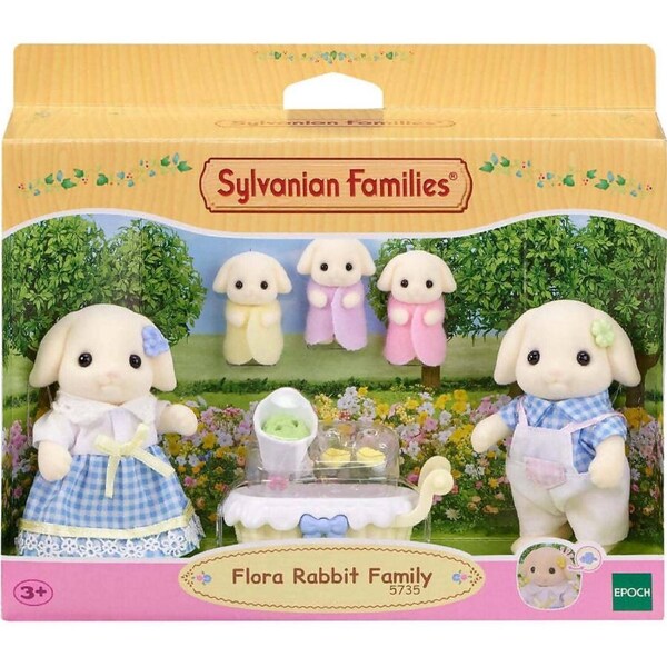 Sylvanian Families - Flora Rabbit Family | Woolworths