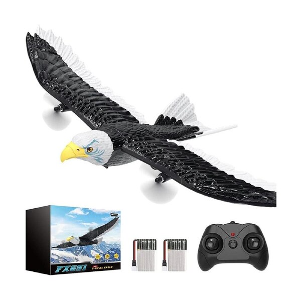 DEERC RC Plane Remote Control Eagle Plane RTF Airplane 2.4GHZ 2CH ...