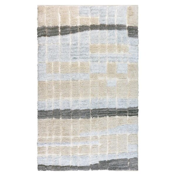 Isaac Abstract Wool Blend Handwoven Shag Rug 200 x 300cm | Woolworths