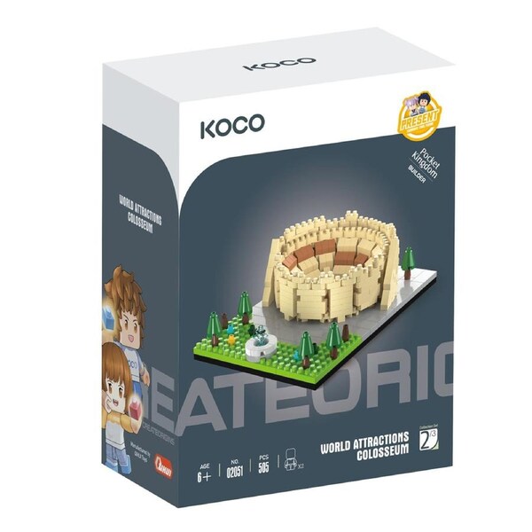 505pc Koco Colosseum Kids/Children Building Bricks/Blocks Assemle Play ...