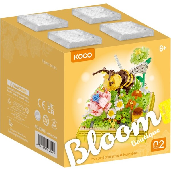 668pc Koco Insect & Plant Bee Kids Building Bricks/Blocks Assemble Play ...