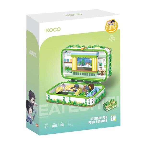 2155pc Koco Spring Scenery Building Blocks Micro Bricks Kids DIY Toy ...