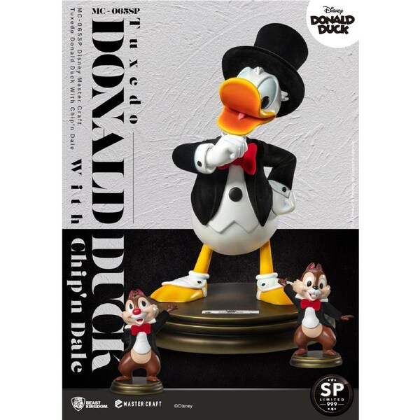 Beast Kingdom Master Craft Tuxedo Donald Duck with Chip n Dale | Woolworths