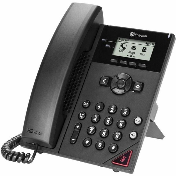 Poly VVX 150 IP Phone - Corded - 2 x Total Line - VoIP - 2 x Network ...