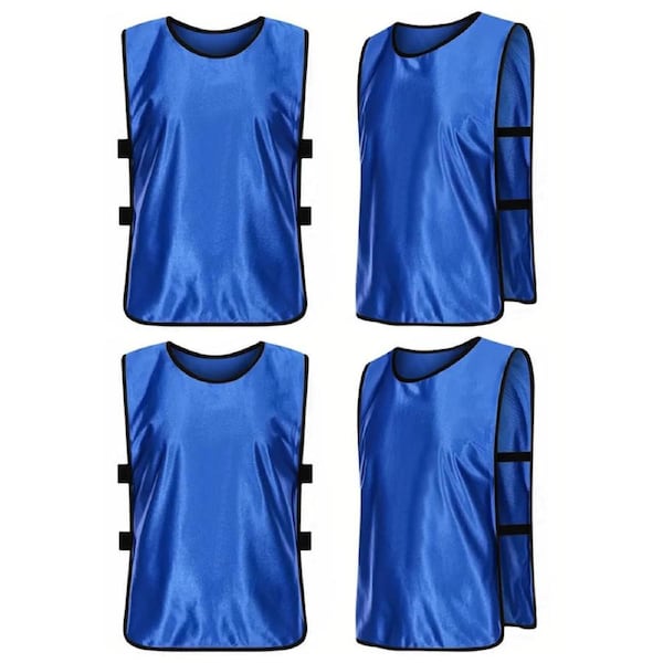 4 Pack Pinnies Scrimmage Vests Soccer Bibs Team Practice Jerseys ...