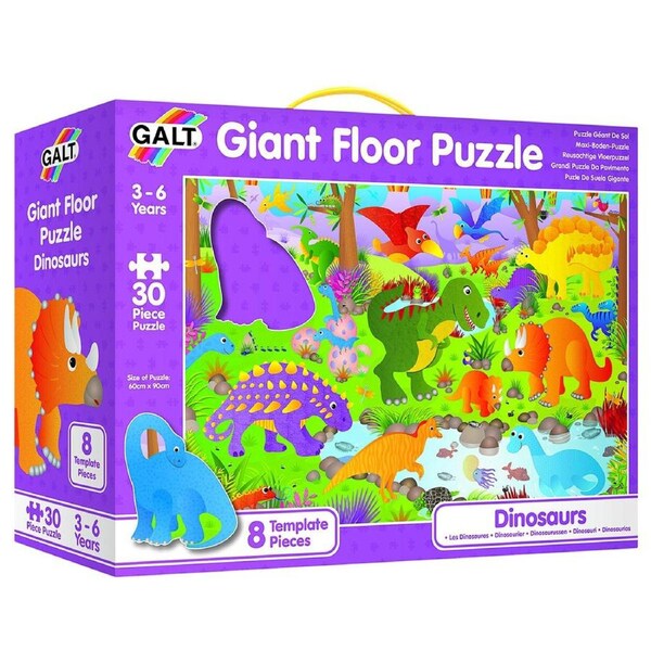 30pc Galt Dinosaurs Kids/Childrens Giant Floor Educational Jigsaw ...