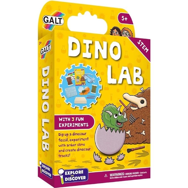 Galt Dino Lab Kids/Childrens STEM Science/Discovery Activity Kit ...
