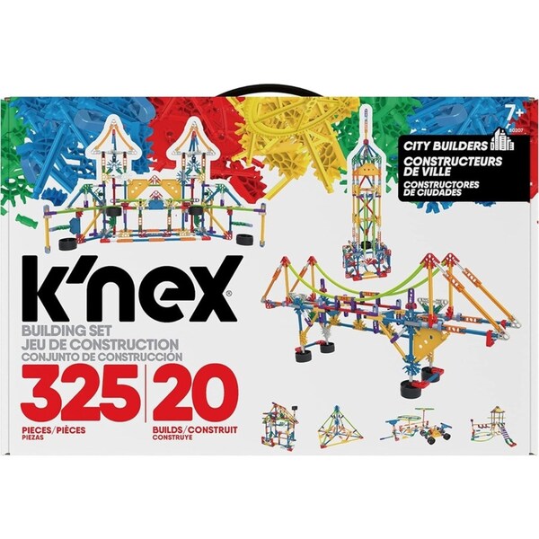 325pc Knex City Builders Kids/Childrens Construction Toy - 20 Builds 7 ...