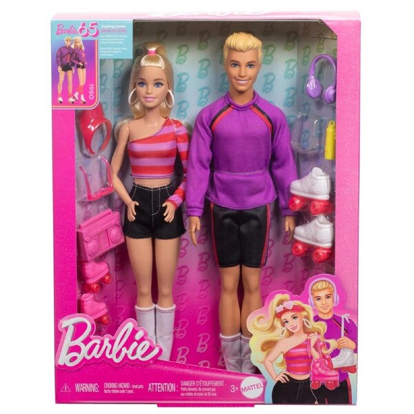 Barbie 65th Anniversary - 80s Barbie and Ken | Woolworths