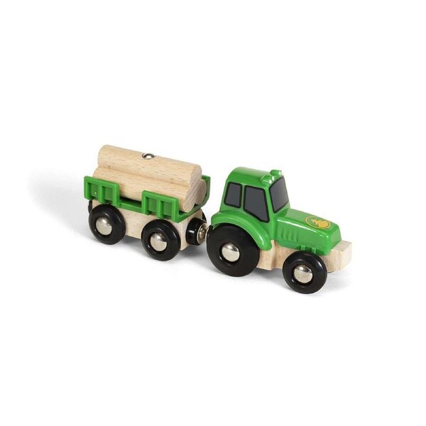 3pc Brio Farm Tractor with Loader Kids/Childrens Interactive Pretend ...
