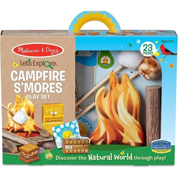 Melissa & Doug Let's Explore Campfire S'mores Play Set Kids/Childrens ...