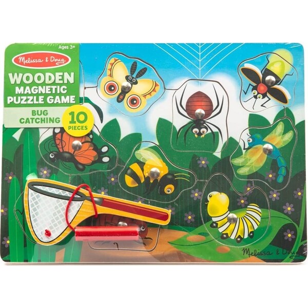 Melissa & Doug Magnetic Bug Catching Game Kids/Childrens Interactive Play Toy 3+ | Woolworths