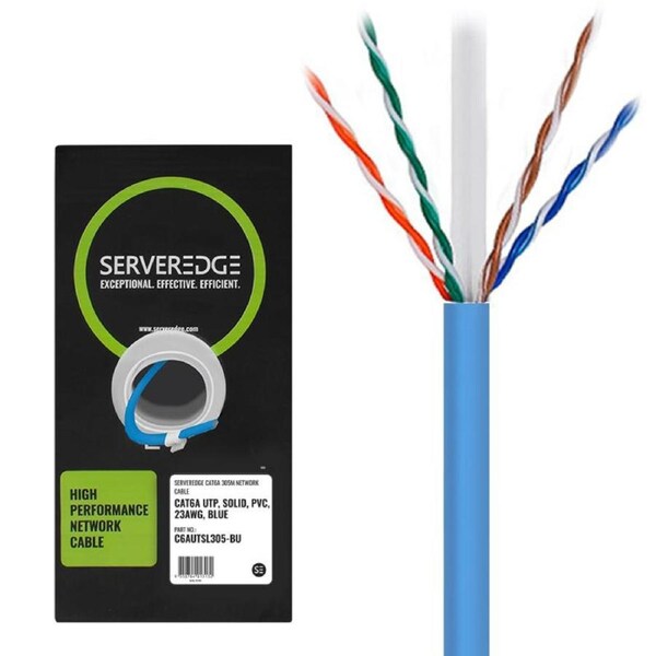 Serveredge C6AUTSL305-BU Bulk Network Cables | Woolworths